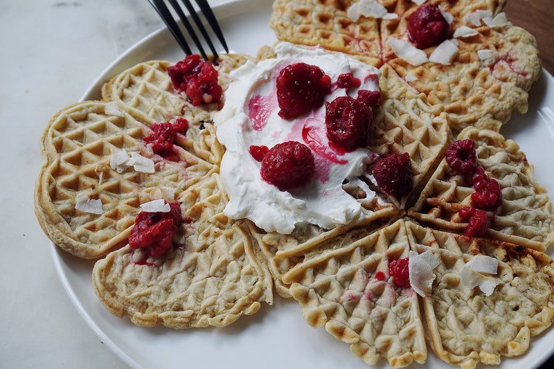 WAFFLES SALUDABLES SIN AZÚCAR CON TOPPING – GNC Guatemala