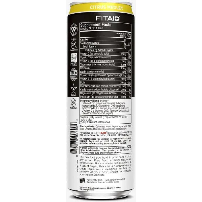 FitAid® Dietary Supplement 12 fl. Oz. (355ml) – GNC Guatemala
